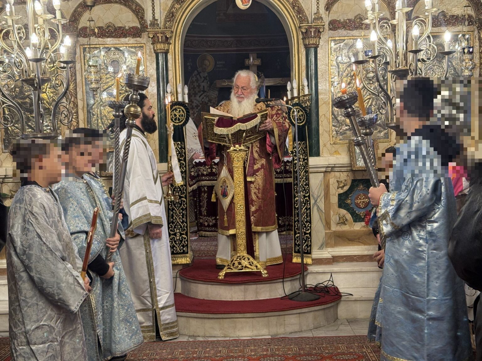 Θεία Λειτουργία στον Ιερό Ναό Αγίου Γεωργίου Δροσιάς και στην Ιερά Μονή ...